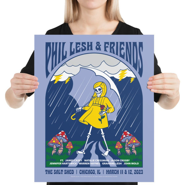 Phil Lesh & Friends Poster - The Salt Shed, Chicago 2023 – Mariad-designs